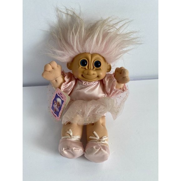 Russ | Toys | Russ Troll Kidz Twinkles Pink Hair Blue Eyes Ballerina ...